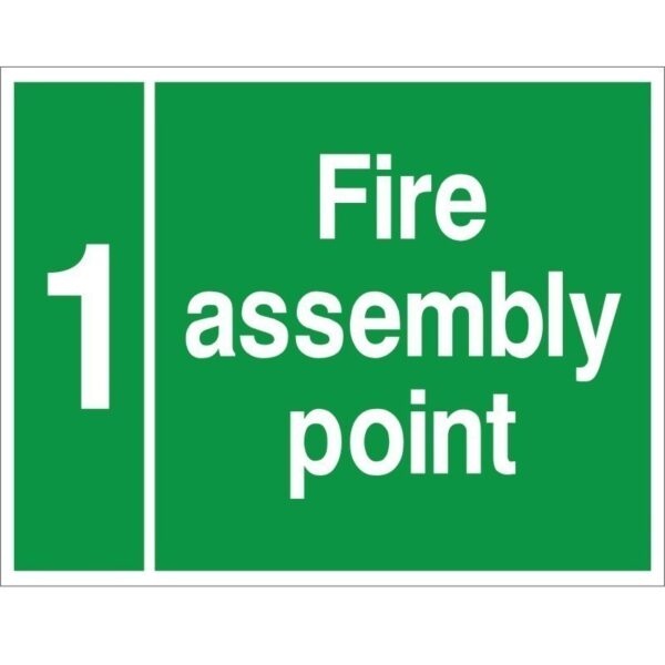 Custom Fire Assembly Point Sign | HallMark Compliance LTD